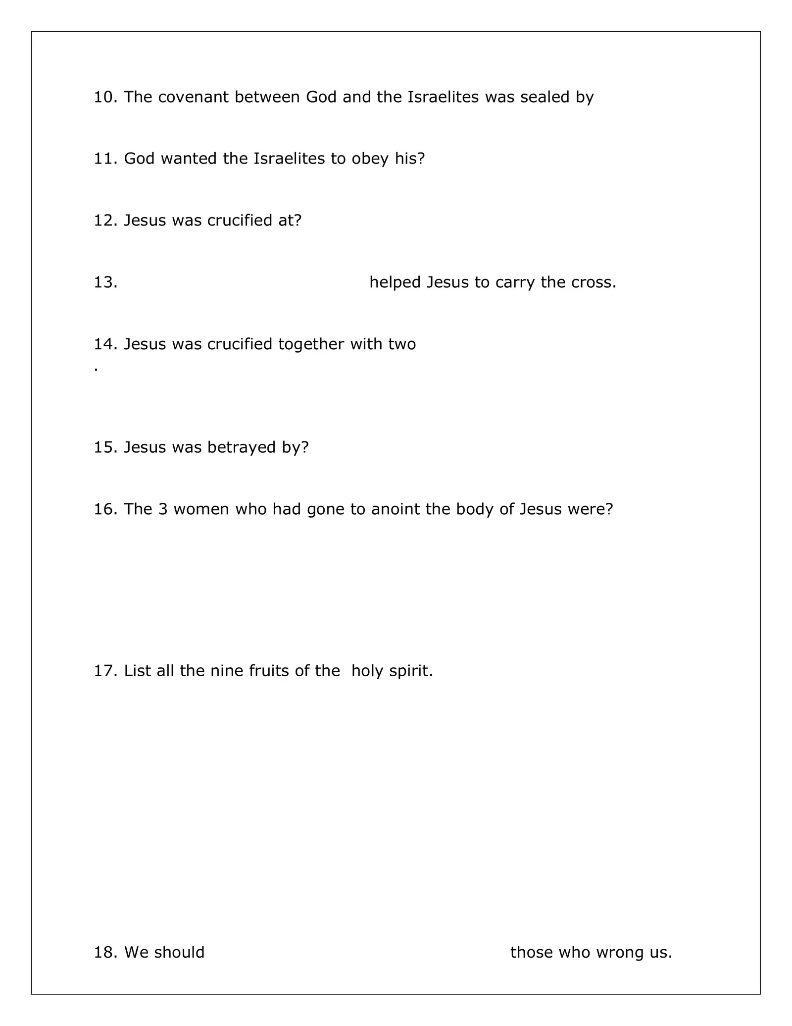 Jesus Is God Worksheet