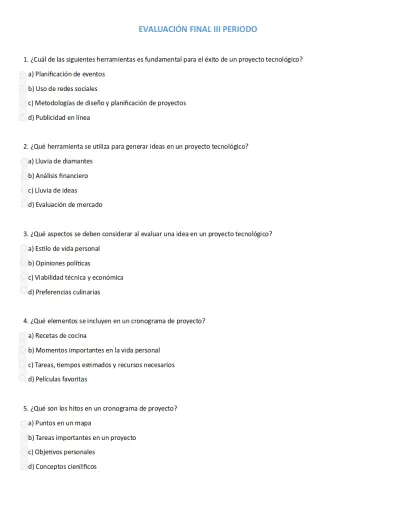 9o. EVALUACIÓN FINAL III PERIODO Interactive Worksheet – Edform