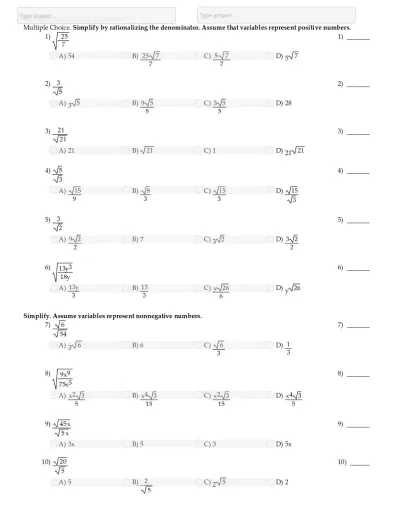 Grade 9 Algebra Worksheets Exponents With Multiplication Algebra 1