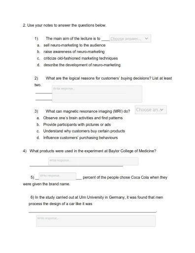 Task 5 Notetaking Interactive Worksheet – Edform