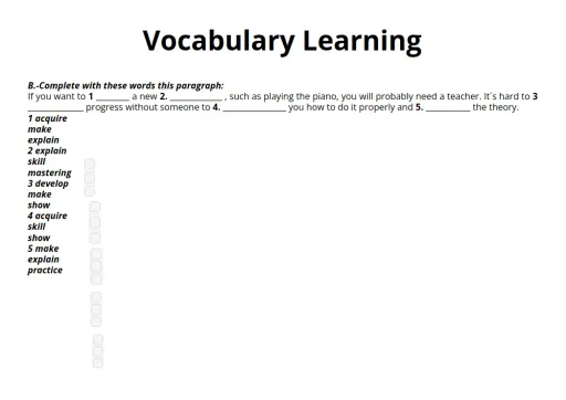 Text slide Interactive Worksheet – Edform