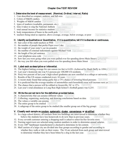 Chapter test Interactive Worksheet – Edform