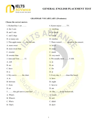 Grammar revision 2 Interactive Worksheet – Edform