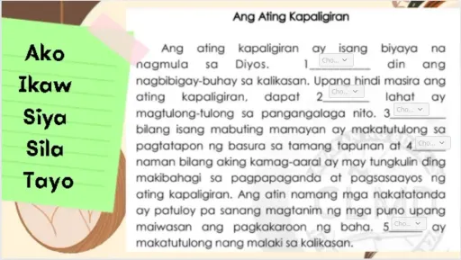 FILIPINO W3 Interactive Worksheet – Edform