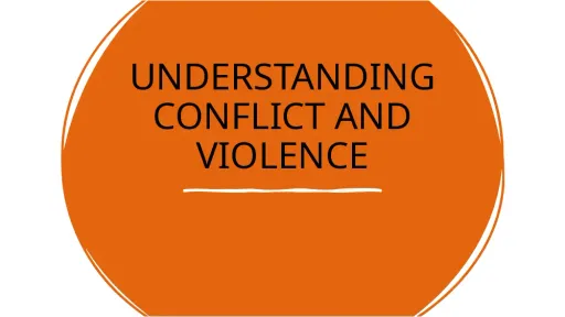 2. Understanding Conflict and Violence Interactive Worksheet – Edform