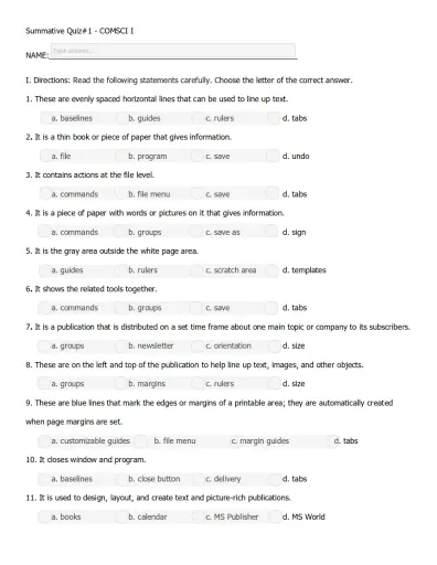 QTR3Q1 Interactive Worksheet – Edform