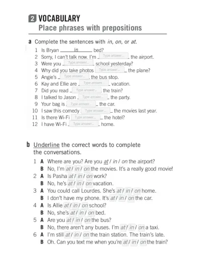 A1.2 U10 B PREPOSITIONS Interactive Worksheet – Edform