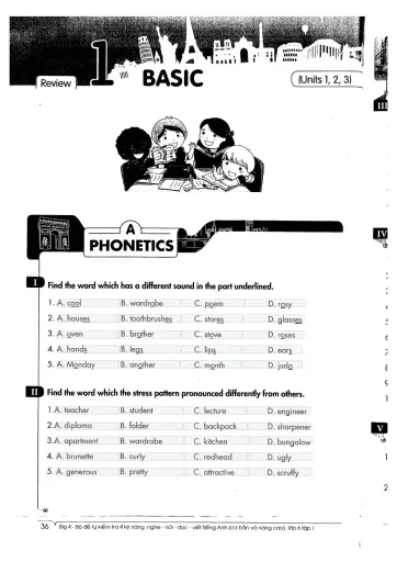 A1 Review unit 1 3 vocab + grammar (big 4) Interactive Worksheet – Edform