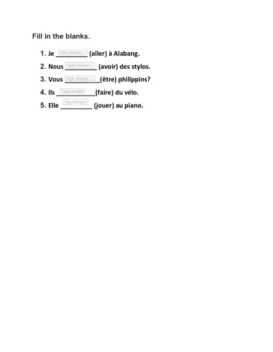 Grammar Sample Interactive Worksheet – Edform