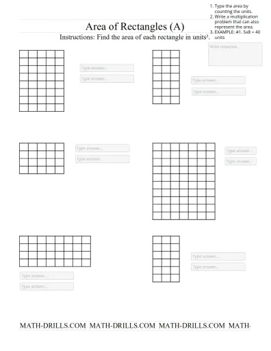 Area 2 Interactive Worksheet – Edform