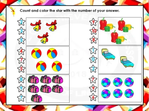 Counting Numbers 1-10 Interactive Worksheet – Edform