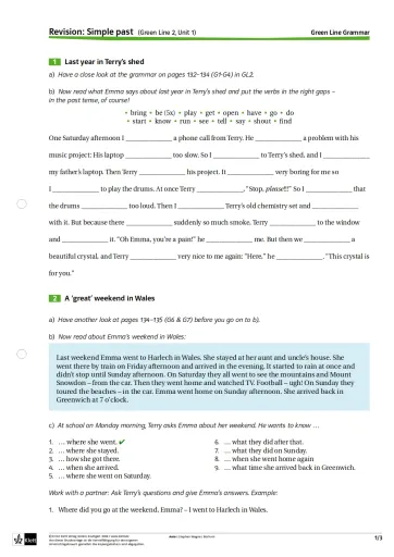 Gram GL2 U1 Interactive Worksheet – Edform