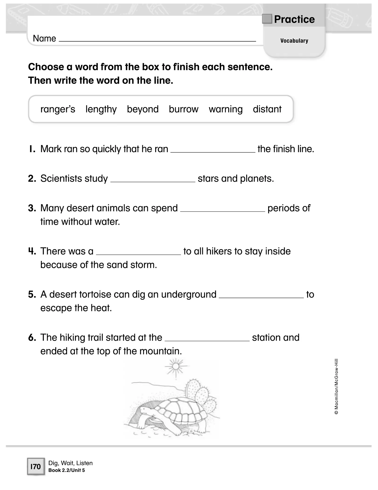 Unit 32 - Treasures Practice Book 0 page 170-172 Interactive Worksheet ...