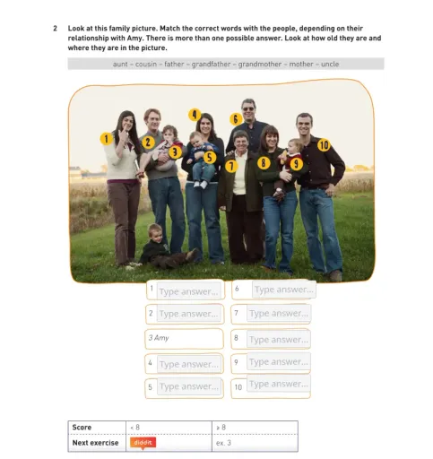 P35 - Look at this familypicture Interactive Worksheet – Edform