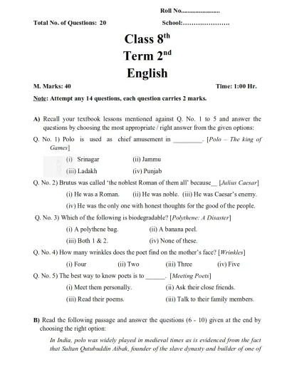 English Interactive Worksheet – Edform