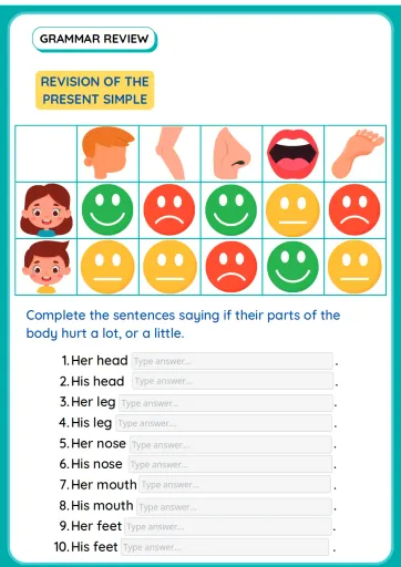 BETTY THE BEAR Interactive Worksheet – Edform