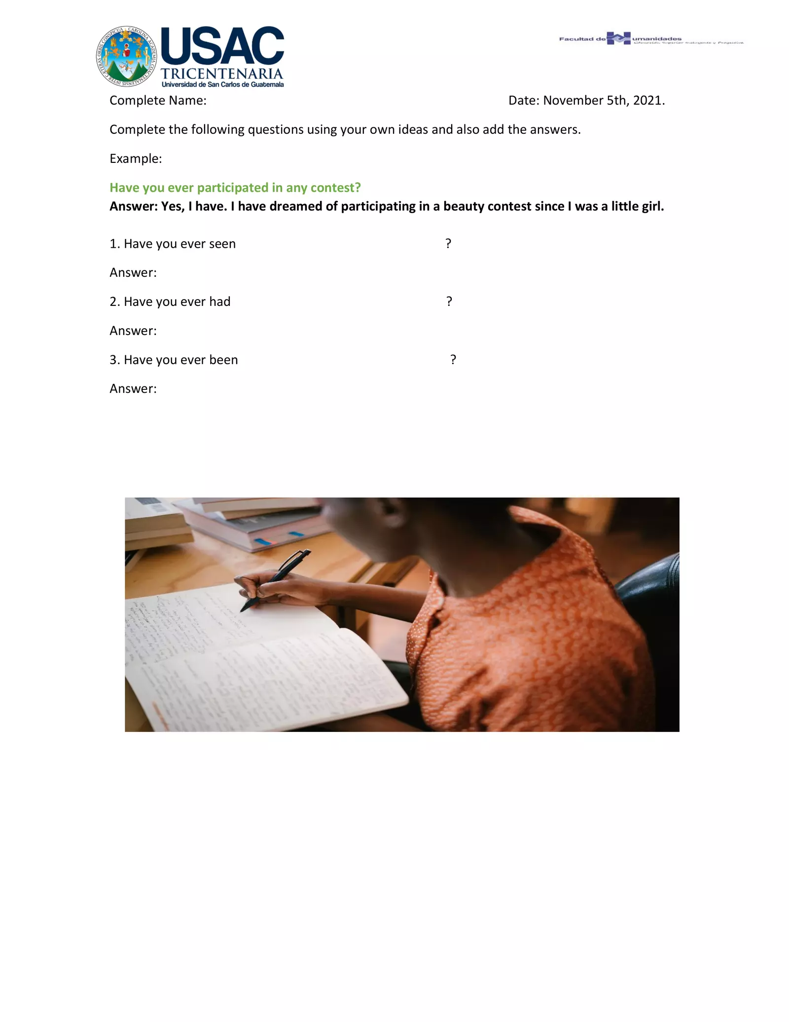 Own ideas Interactive Worksheet – Edform