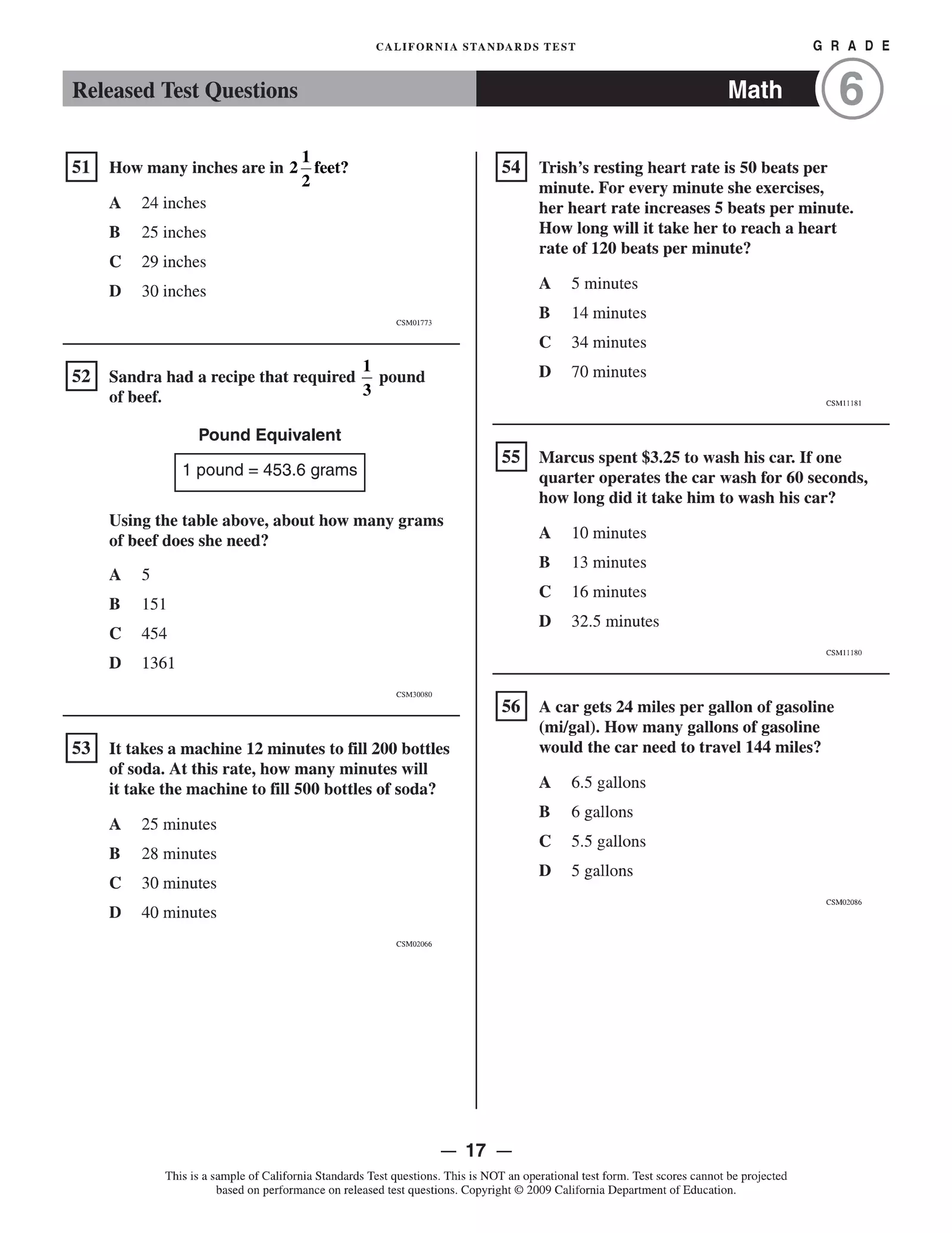 Grade 6- Final Test - Math Interactive Worksheet – Edform