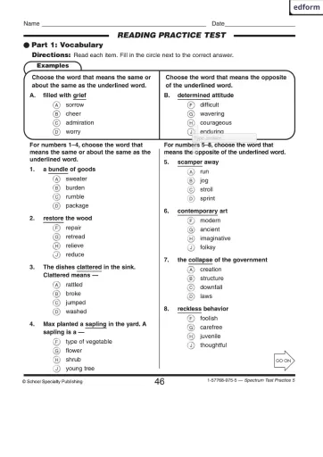 6.2 Interactive Worksheet – Edform