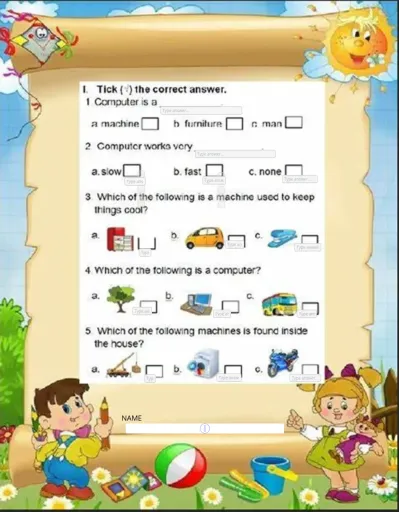 Machines computers humans Interactive Worksheet – Edform