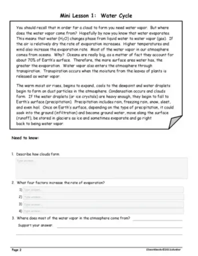 Work Interactive Worksheet Edform