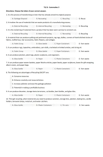 TLE8 Q1M2 SUMMATIVE3 Interactive Worksheet – Edform