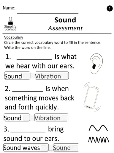 5. Assessment Sound 1st Interactive Worksheet – Edform