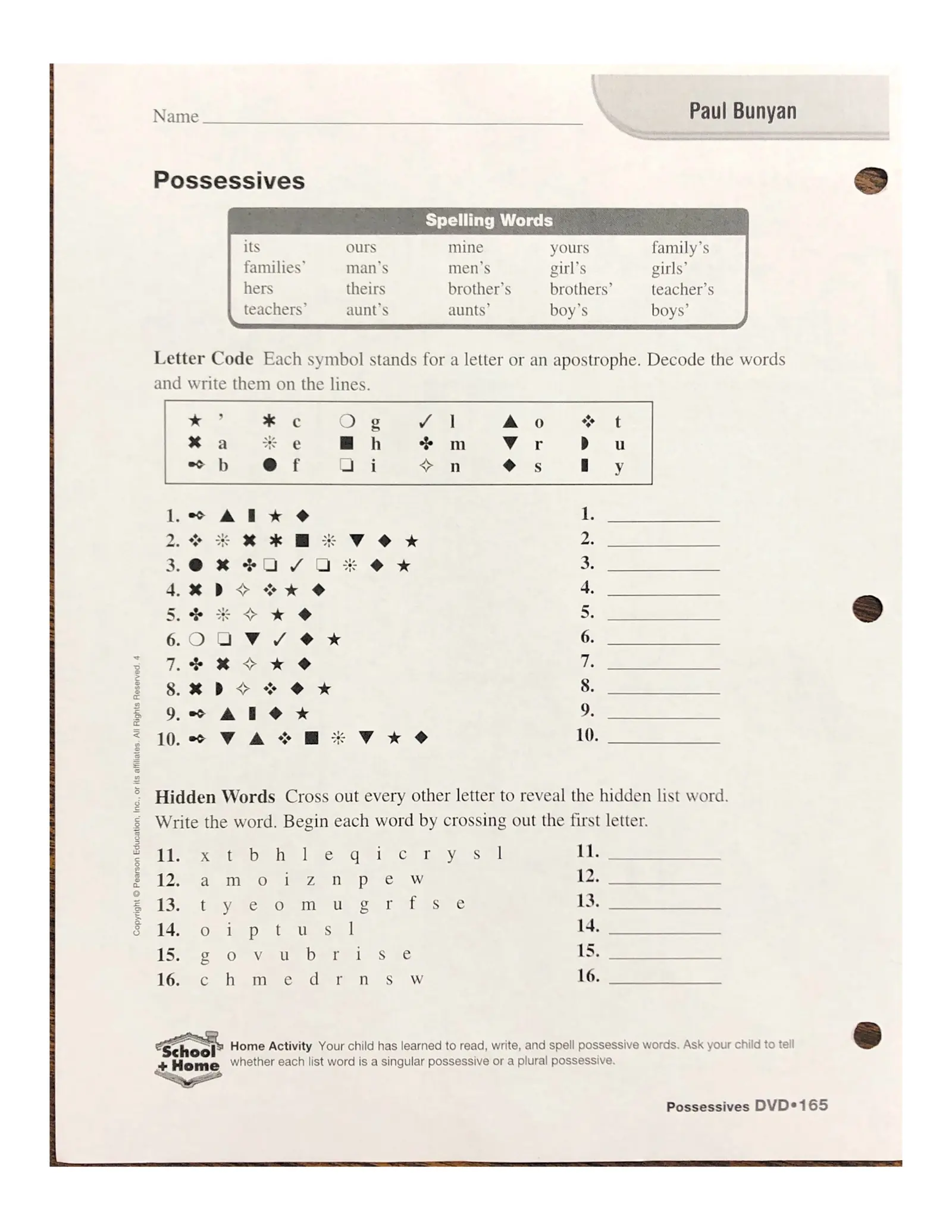 Pearson Education Inc Worksheets