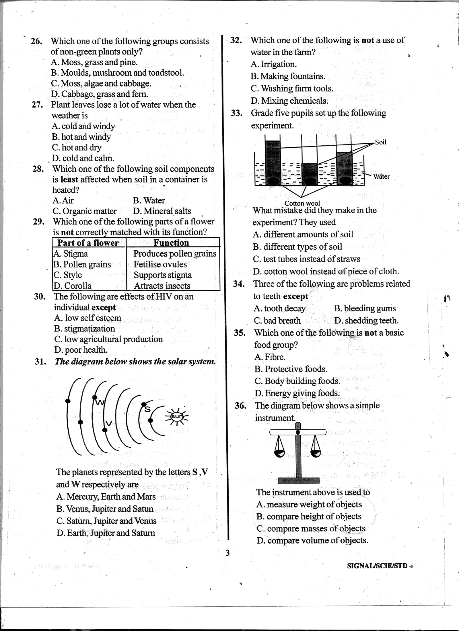 SCIENCE SIX Interactive Worksheet – Edform