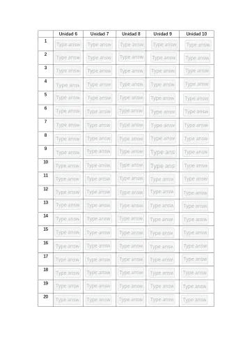答案纸 Interactive Worksheet – Edform