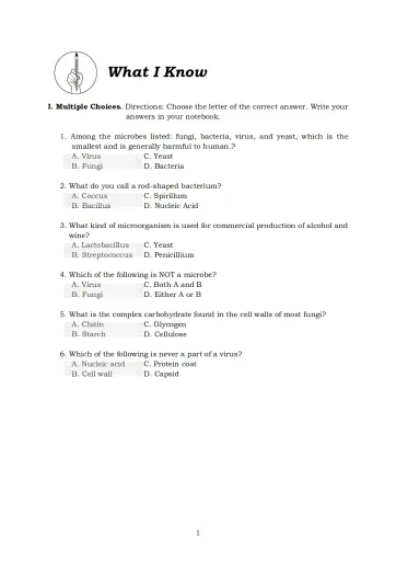 Biotechnology Q2 M3 (Output) Interactive Worksheet – Edform