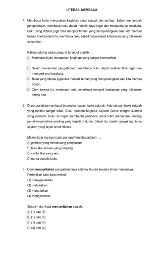 SOAL TO Paliyan Simulasi Paket 2 OK Interactive Worksheet – Edform