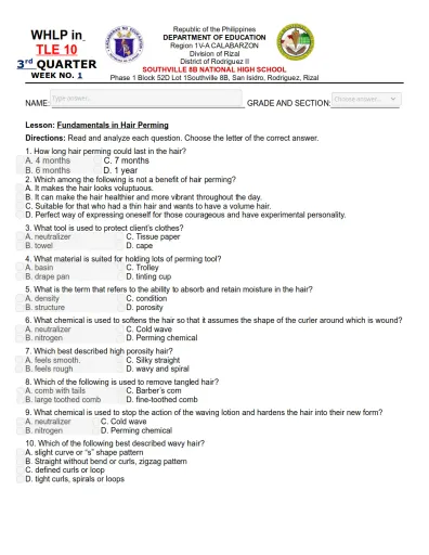 Quiz 1 Interactive Worksheet – Edform