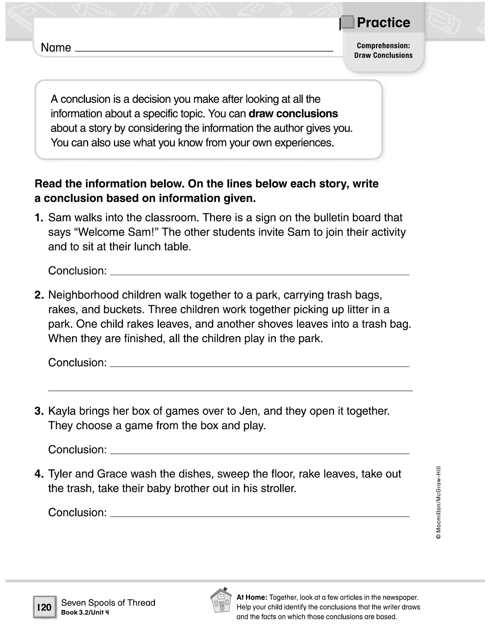 Unit 25- Practice Book page 120,121 Interactive Worksheet – Edform