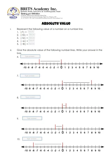 Absolute Value Worksheet Graphing Absolute Value Functions Guided