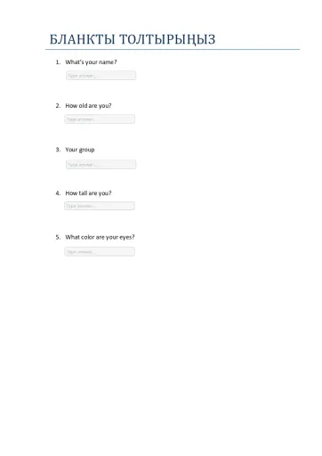 A1 Review unit 1 3 vocab + grammar (big 4) Interactive Worksheet – Edform