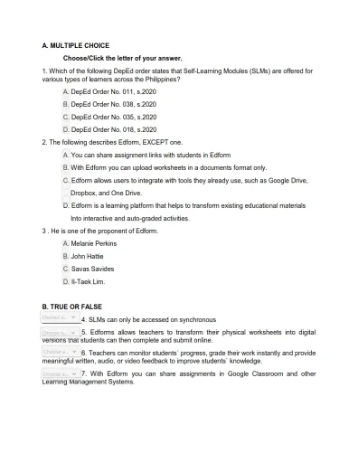 All about Edform Interactive Worksheet – Edform