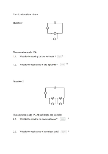 Circuit calculations basic MO edited Interactive Worksheet – Edform