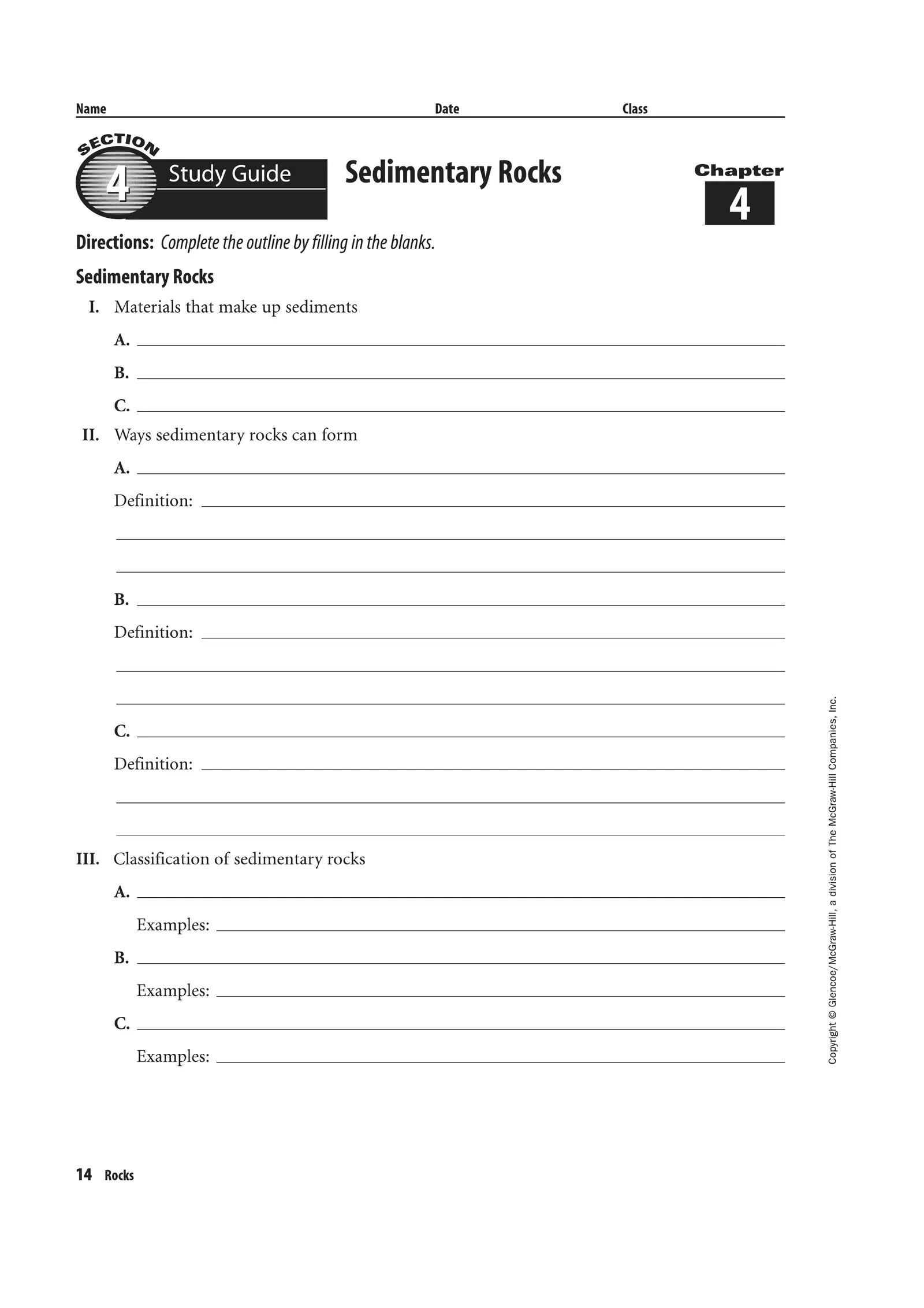 Glencoe Earth Science Worksheet Answer Key