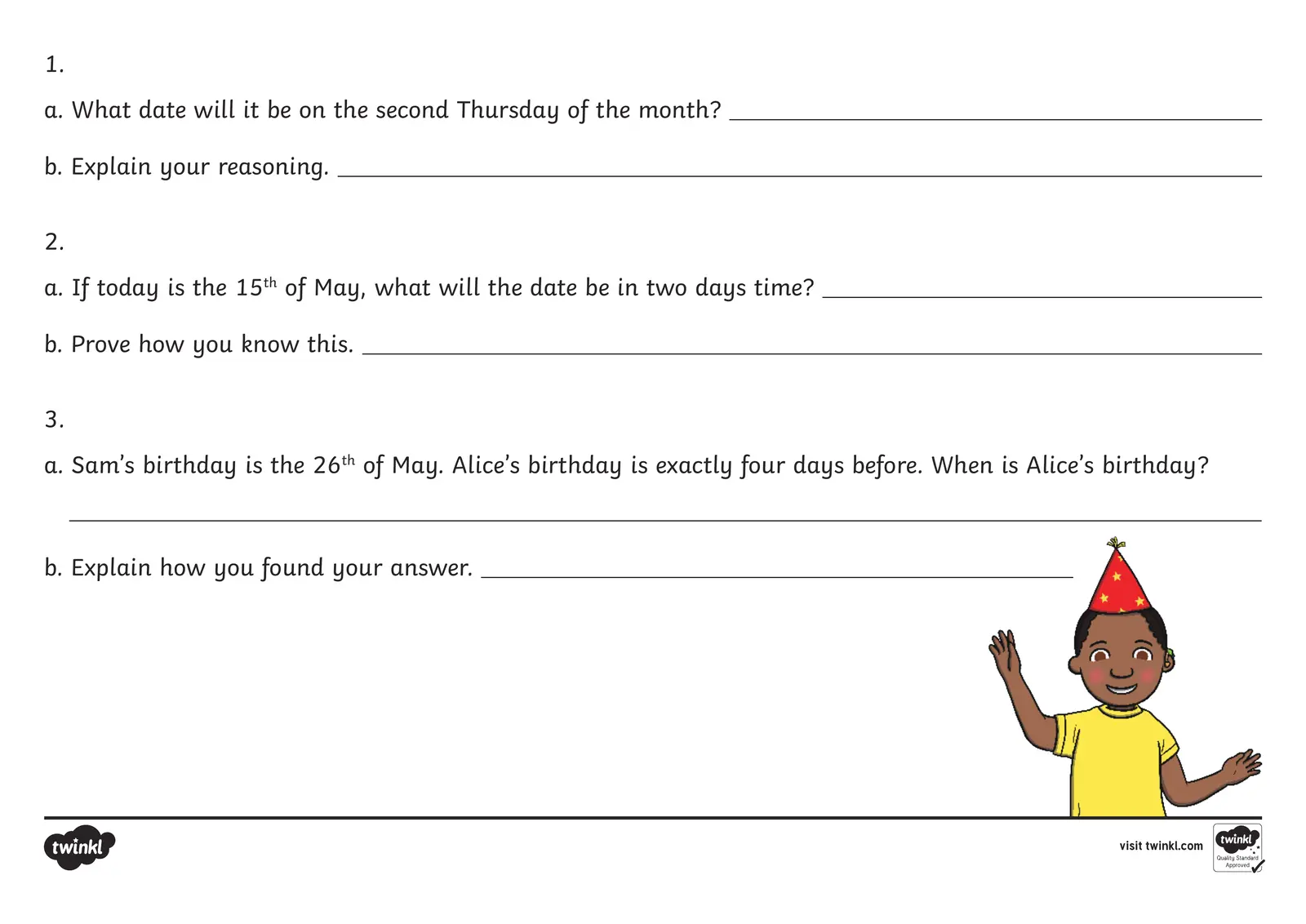 Time Worksheets Twinkl