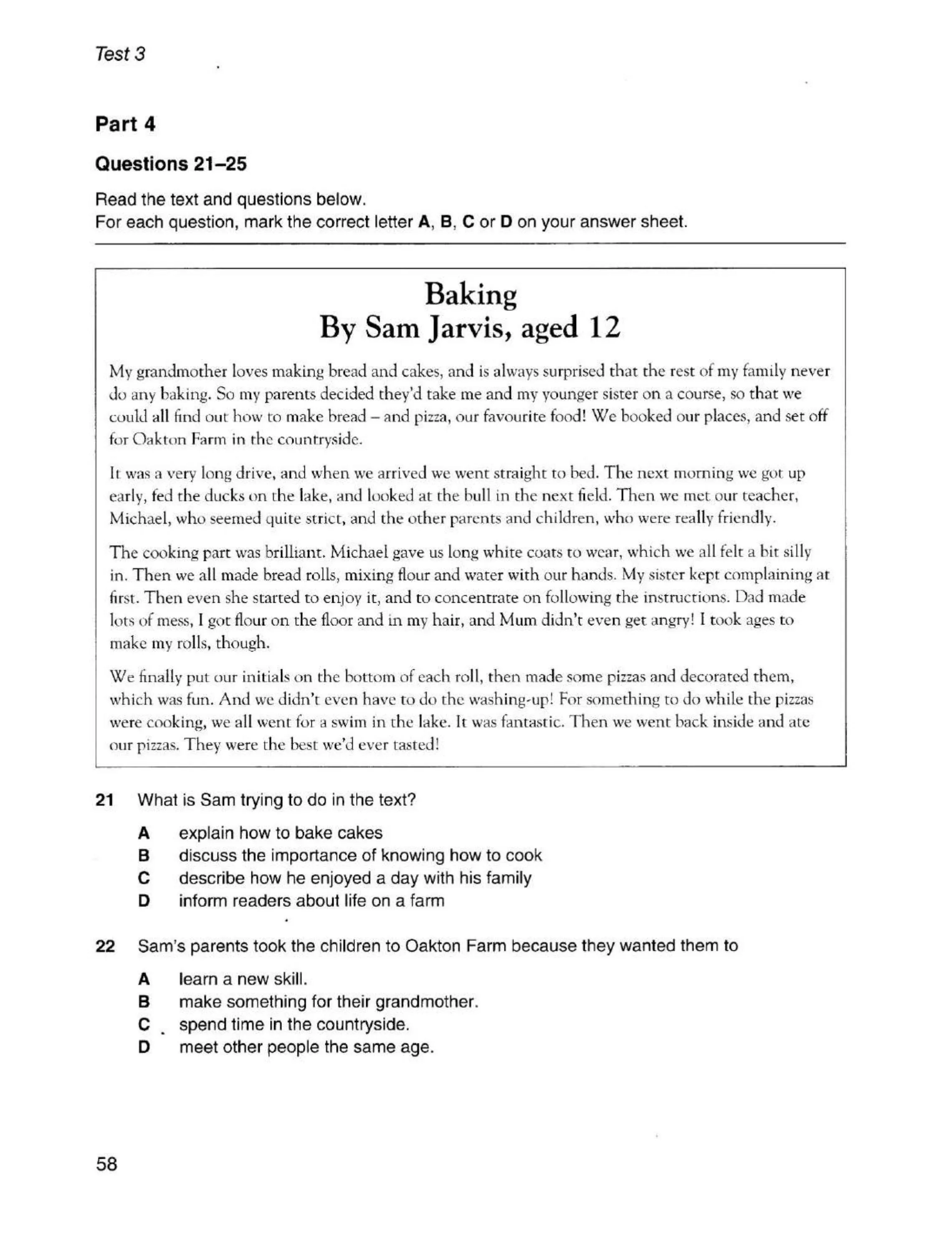 reading-and-writing-test-3-pet-1-interactive-worksheet-edform