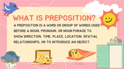 PREPOSITION Interactive Worksheet – Edform