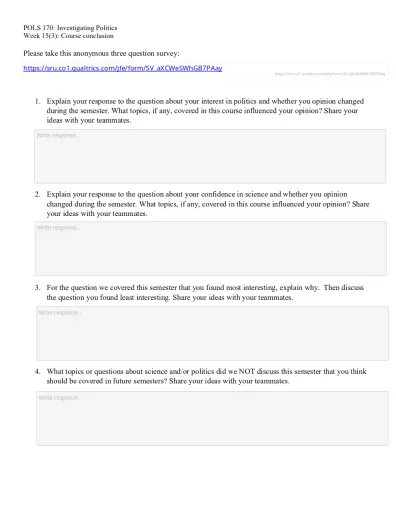 POLS 170 Week 15(3) 12pm In Class Activity Interactive Worksheet – Edform
