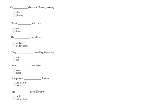 Past Simple Interactive Worksheet – Edform