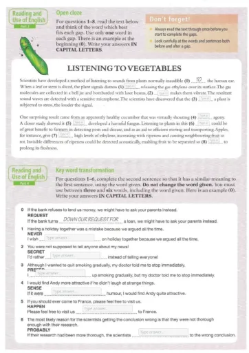 Ready for Advanced Unit 3 Revision 2 Interactive Worksheet – Edform