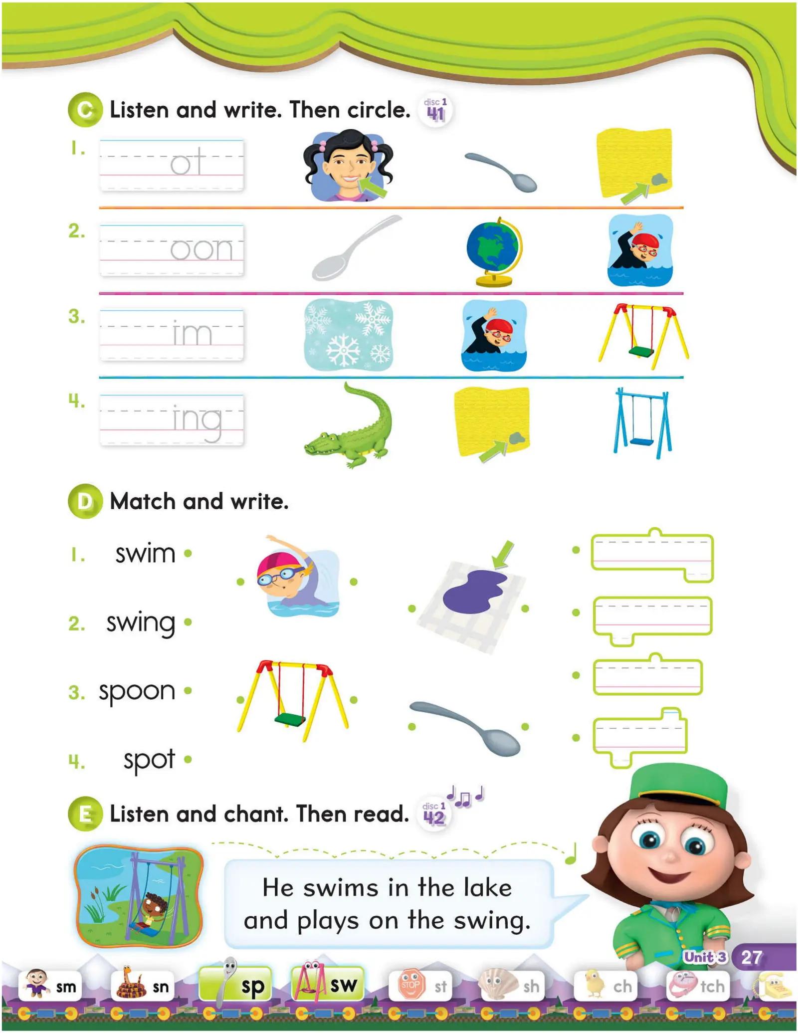Oxford Phonics 4 SB - U3 p27 Interactive Worksheet – Edform