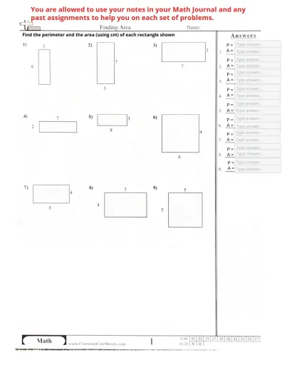 Geometry Study Guide Interactive Worksheet – Edform