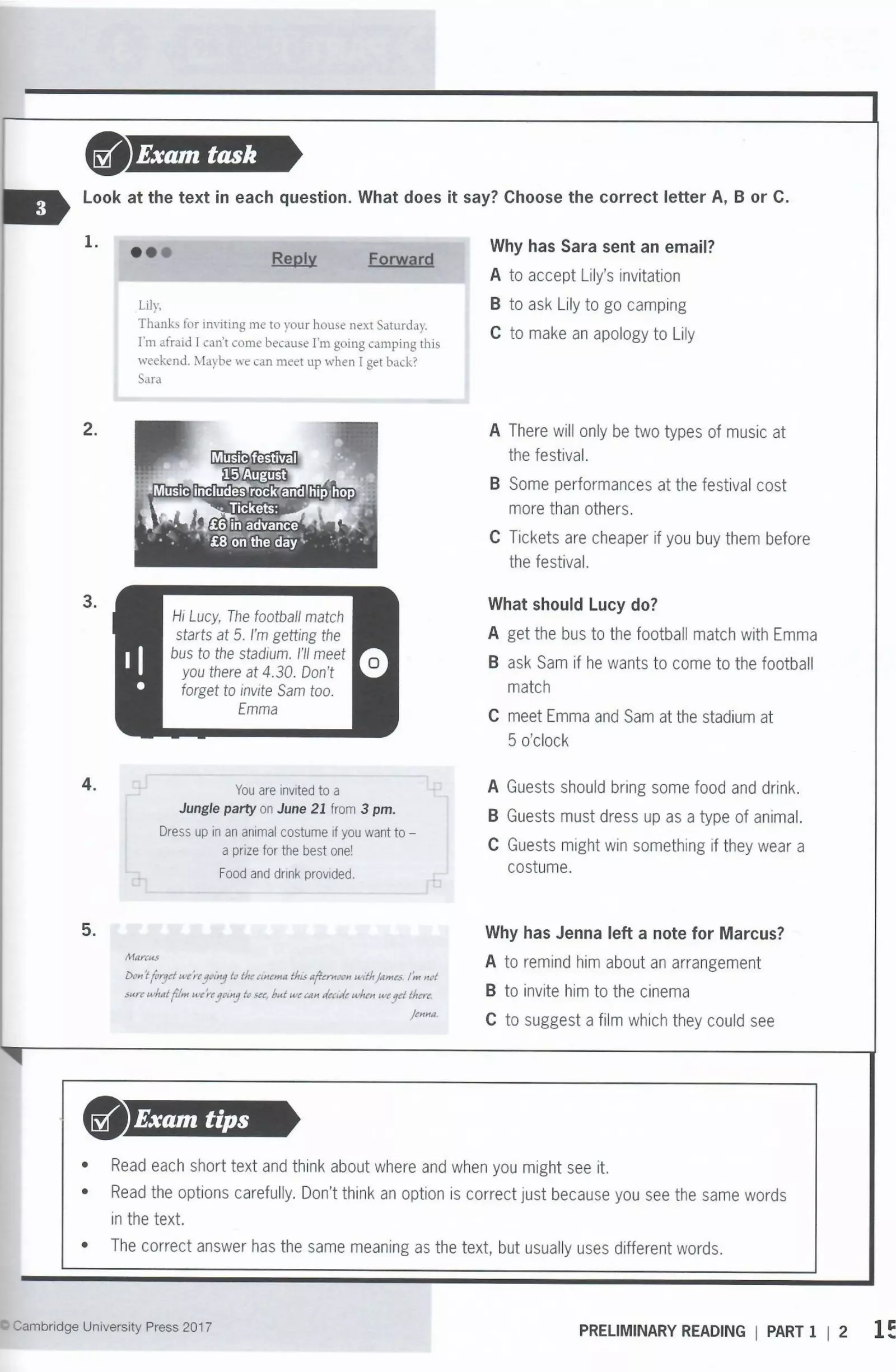 Exam Booster reading task 1 Interactive Worksheet – Edform