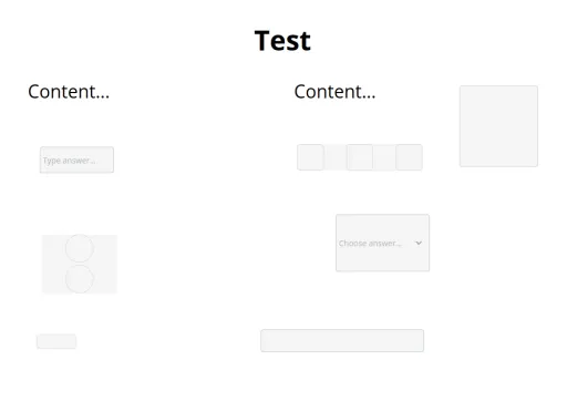 Test Interactive Worksheet Edform