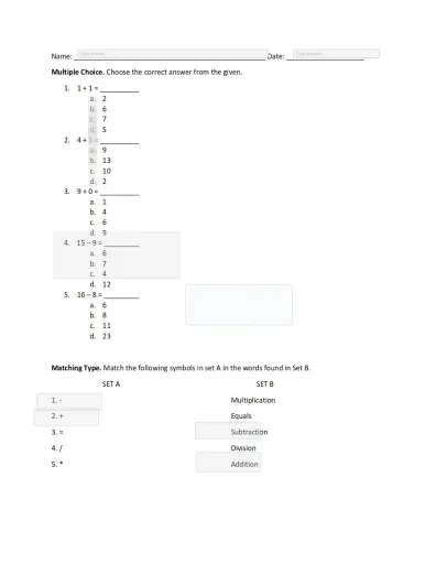 WORKSHEET Interactive Worksheet – Edform